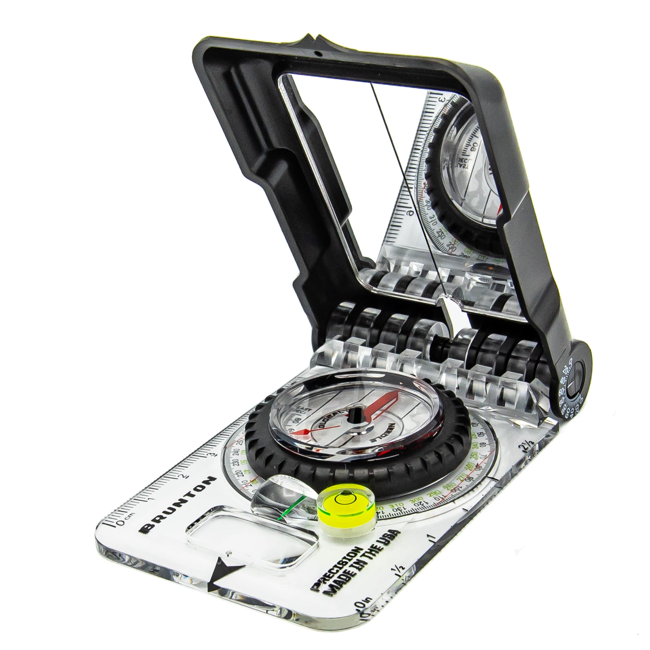 Truarc 15 Compass | Mirrored Baseplate Compass | Brunton | Made in USA