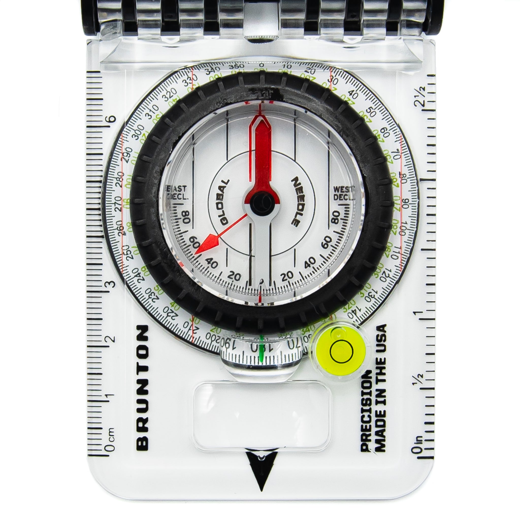 Truarc 15 Compass | Mirrored Baseplate Compass | Brunton | Made in USA
