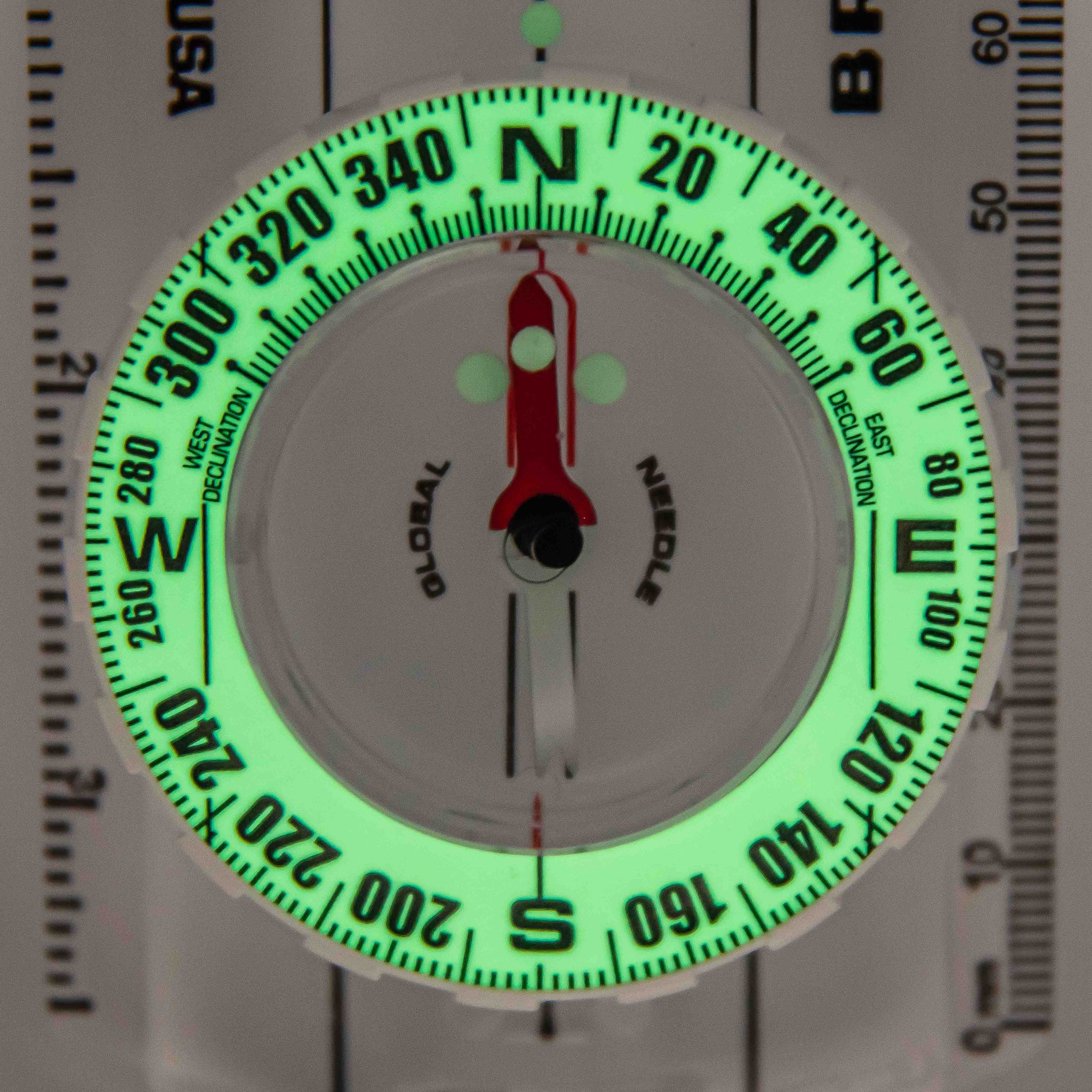 Scout Glow Compass | Low Light Navigation | Brunton | Made in USA